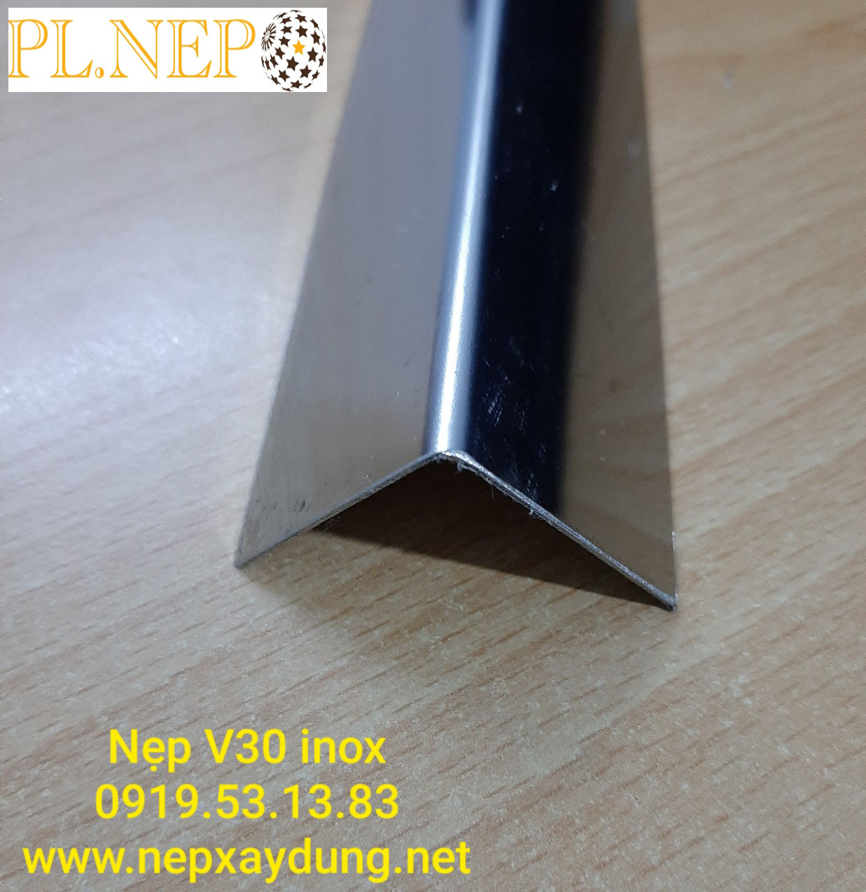 Nẹp V30 inox - Nẹp Xây Dựng PL.NEP